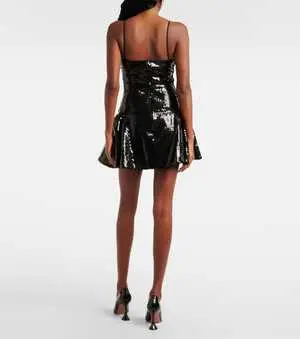 David Koma Sequined Minidress