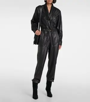Isabel Marant Étoile Faux Leather Jumpsuit
