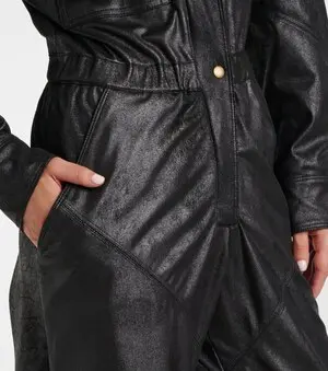 Isabel Marant Étoile Faux Leather Jumpsuit