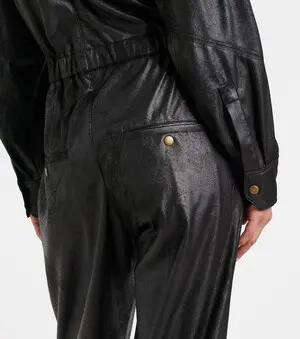 Isabel Marant Étoile Faux Leather Jumpsuit