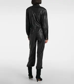 Isabel Marant Faux Leather Jumpsuit