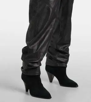 Isabel Marant Faux Leather Jumpsuit