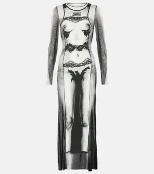 Jean Paul Gaultier Stripes Evening Dresses
