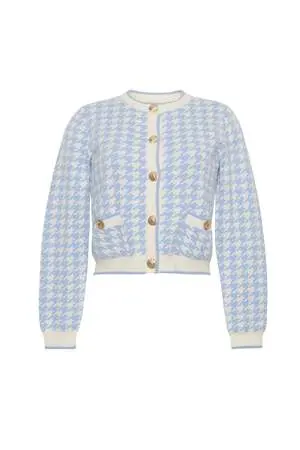 Cara Cara Priscilla Houndstooth Cardigan