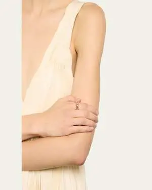 Pomellato Iconica 18k Diamond Band Ring - Rose Gold