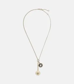 FOUNDRAE Strength Resilience 18kt Chain Necklace With Diamonds - Gold