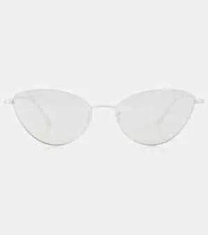 Khaite Silver Tone Eyewear For Women