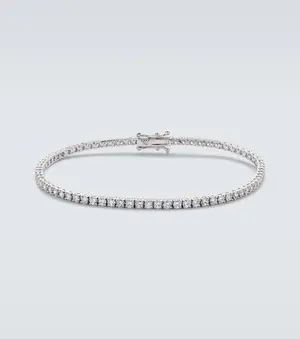 Shay Jewelry 18kt Gold Tennis Bracelet With Diamonds - Silver