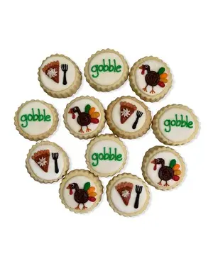 LE GOURMET BAKING Gobble Shortbread Cookies - One-color