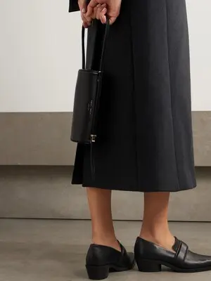 Proenza Schouler Silo Textured-leather Shoulder Bag - Black