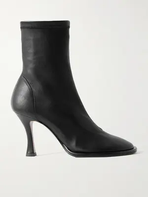 NEOUS Lea Stretch-leather Ankle Boots - Black