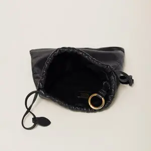 Miu Miu Nappa Leather Pouch