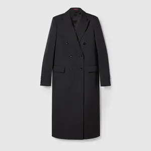 Gucci Long Wool Double-breasted Coat