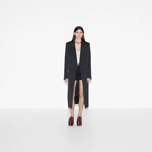 Gucci Long Wool Double-breasted Coat