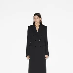 Gucci Long Wool Double-breasted Coat