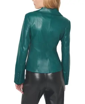 AS By DF Telly Upcycled Leather Blazer