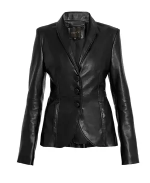 AS By DF Upcycled Tailored Leather Blazer