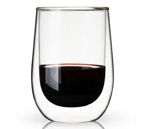 TRUE BRANDS Double Walled Wine Glasses Set Of 2 - One-color