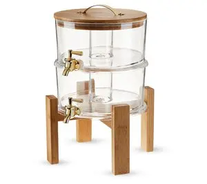 TWINE Outdoor Double Drink Dispenser - One-color