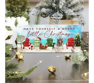 SINCERE SURROUNDINGS 12' Little Christmas Beach Inspire Board