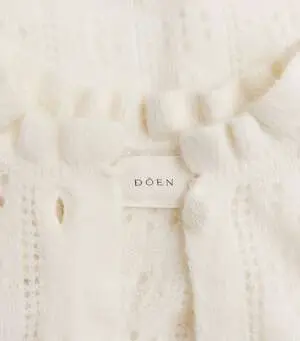 DÔEN Alpaca-blend Claudie Cardigan - Ivory