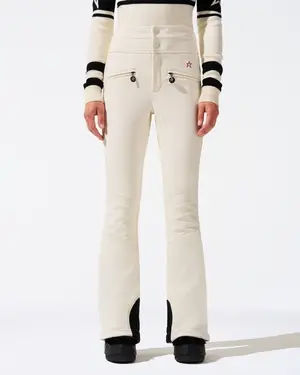 Perfect Moment High-waist Aurora Flare Ski Pant - White
