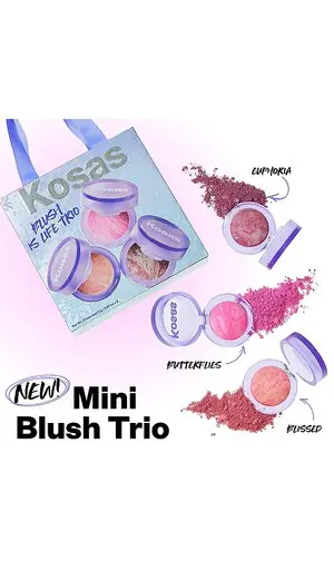 KOSAS Baked Blush Mini Trio In Beauty
