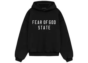 Fear Of God Essentials Heavy Fleece Hoodie Black