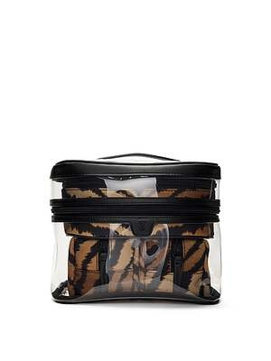 Victoria's Secret 4-piece Makeup Bag - Black
