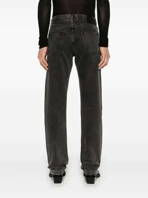 Alexander McQueen Logo-plaque Jeans - Grey