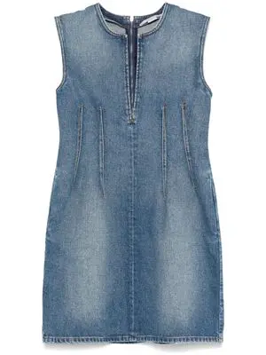 Stella McCartney Denim Mini Dress - Blue