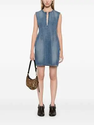 Stella McCartney Denim Mini Dress - Blue