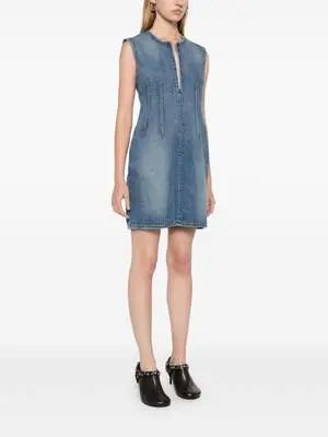 Stella McCartney Denim Mini Dress - Blue