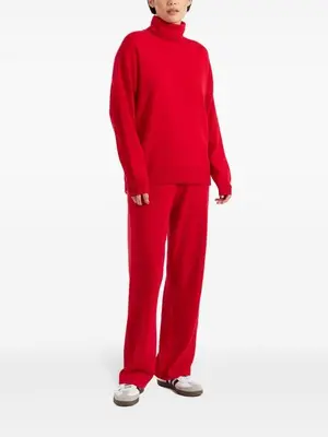 Chinti & Parker Wool-cashmere Turtleneck Sweater - Red