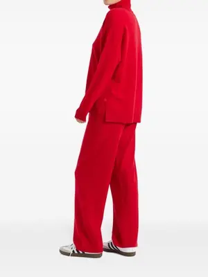 Chinti & Parker Wool-cashmere Turtleneck Sweater - Red
