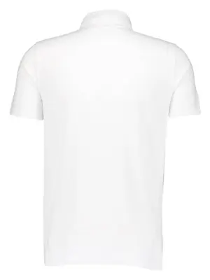 Majestic Filatures Short-sleeve Organic-cotton Polo Shirt - White