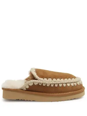 Mou Shearling Slippers - Brown