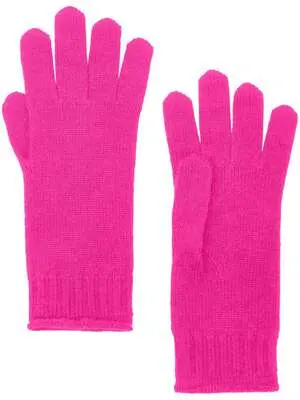 Chinti & Parker Chinti & Parker Knitted Gloves Pink