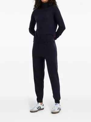 Chinti & Parker Cuffed Track Pants - Blue