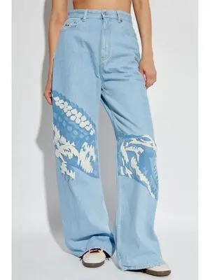 Lacoste Logo Straight-leg Jeans
