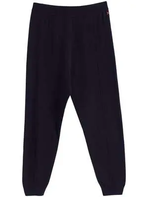 Chinti & Parker Fine-knit Track Pants - Black