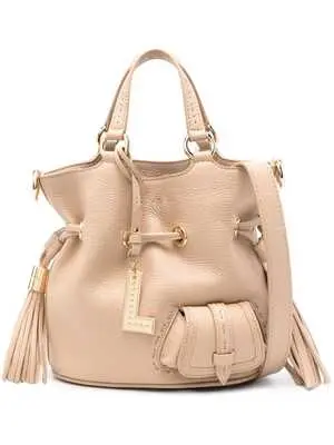 LANCEL Leather Bucket Bag