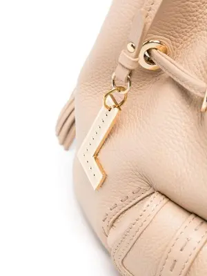 LANCEL Leather Bucket Bag