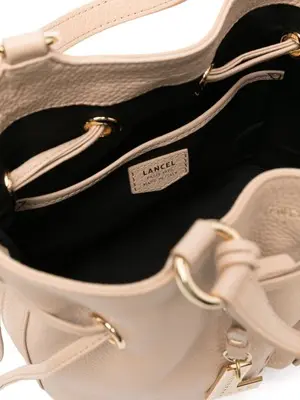 LANCEL Leather Bucket Bag