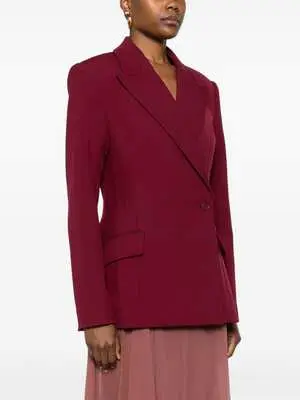 Simkhai Double-breasted Blazer - Red