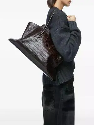 Attico La Passeggiata Medium Tote Bag - Brown