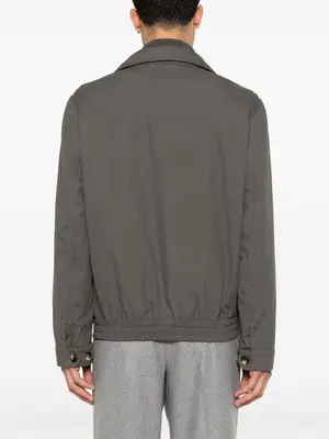 Brunello Cucinelli Gabardine Bomber Jacket