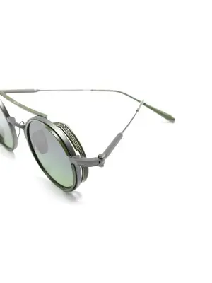 AKONI Eres Round-frame Sunglasses