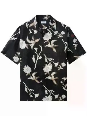 Off-White Floral-print Shirt