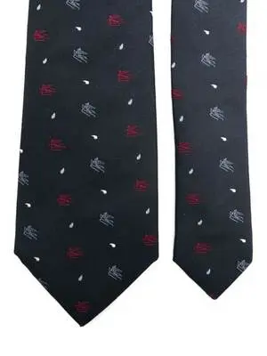 Etro Jacquard Silk Neck Tie